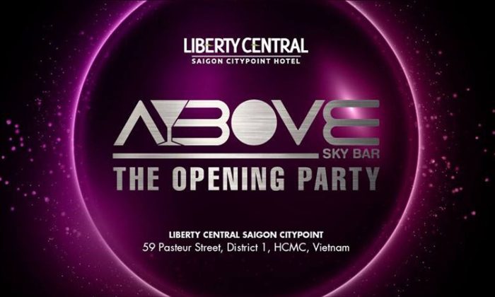 Above Sky Bar at Liberty Central Saigon Citypoint - Guide Vietnam